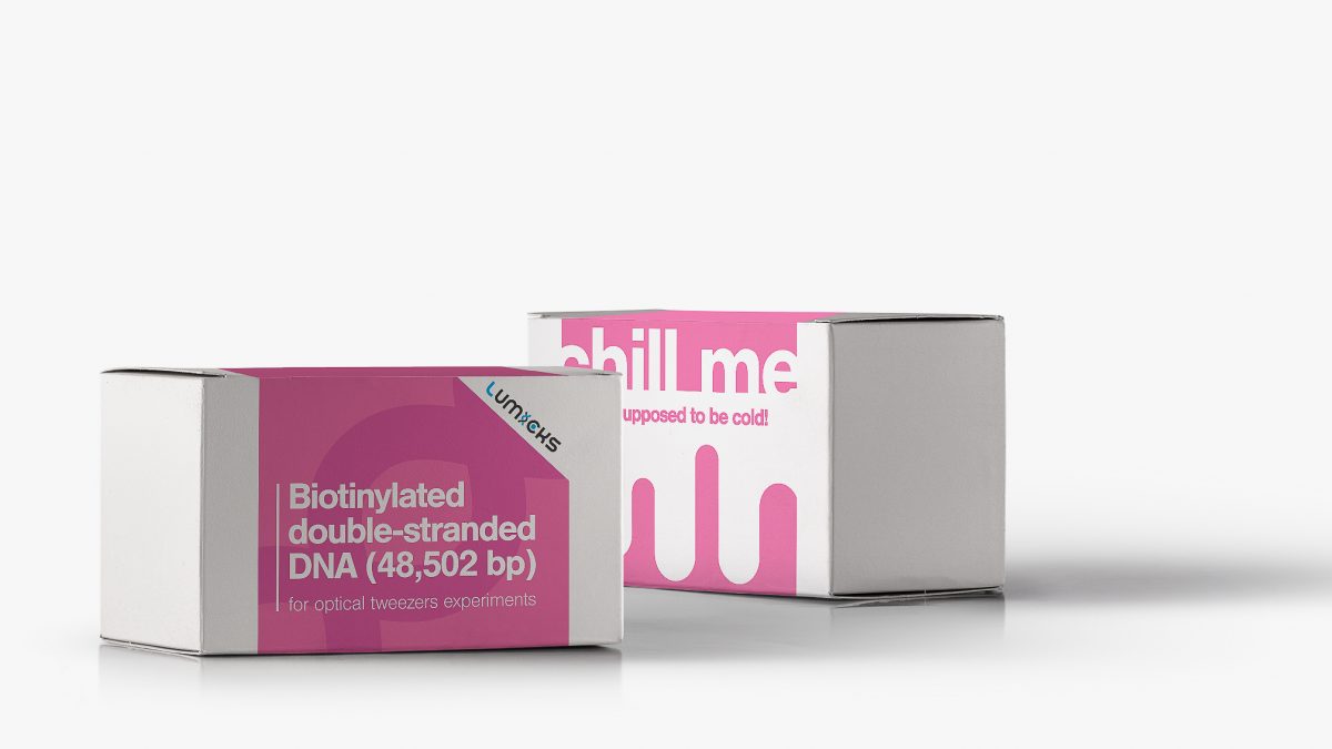 Biotinylated double-stranded DNA (48,502 bp) - LUMICKS Store Biotinylated double-stranded DNA (48,502 bp) - LUMICKS Store